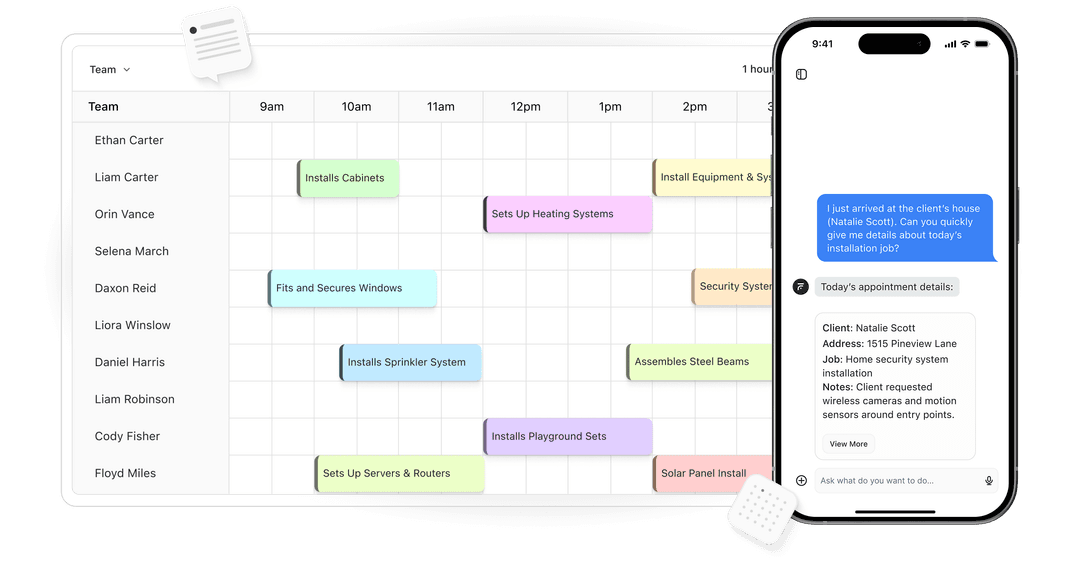 AI-Powered Installation Scheduling Software
